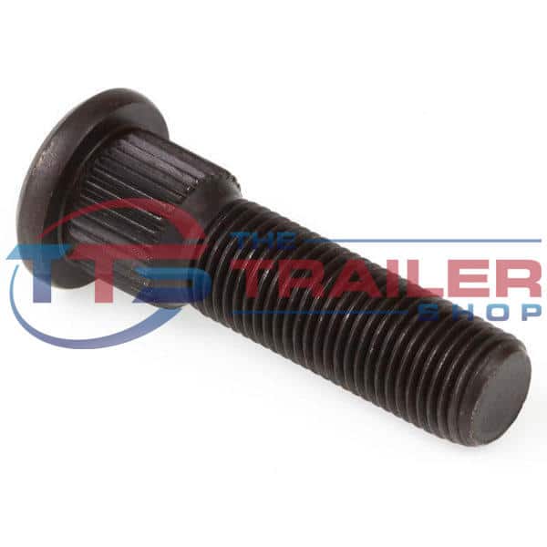 Wheel Stud 1/2" UNF Short Knurl Industrial - The Trailer Shop