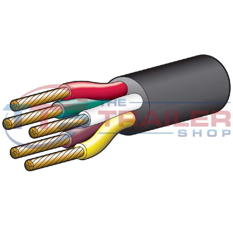 Narva 5 Core Trailer Cable 5A - The Trailer Shop