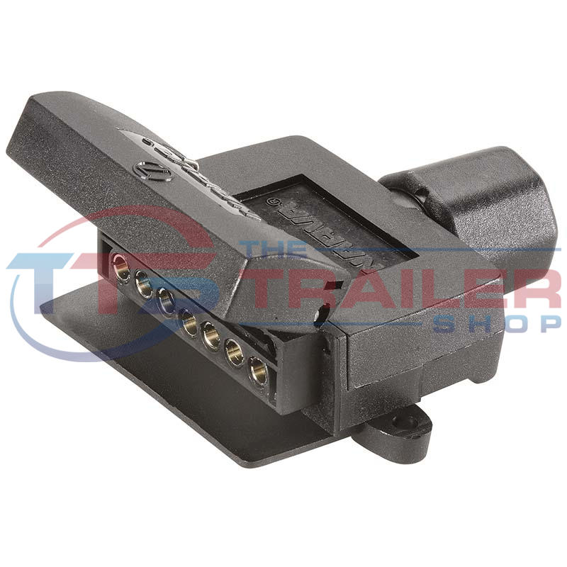 Narva 7 Pin Flat Socket With Reed Switch Normally Closed - The Trailer Shop