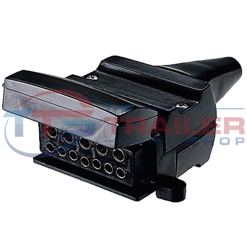 Narva 12 Pin Flat Socket With Reed Switch Normally Closed - The Trailer ...