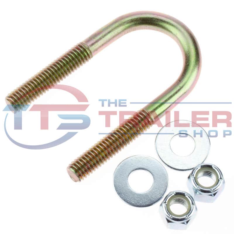U-Bolt 1/2” 39mm Round x 100mm - The Trailer Shop