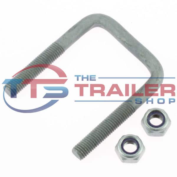 U-Bolt M10 50mm Square x 75mm Galvanised - The Trailer Shop