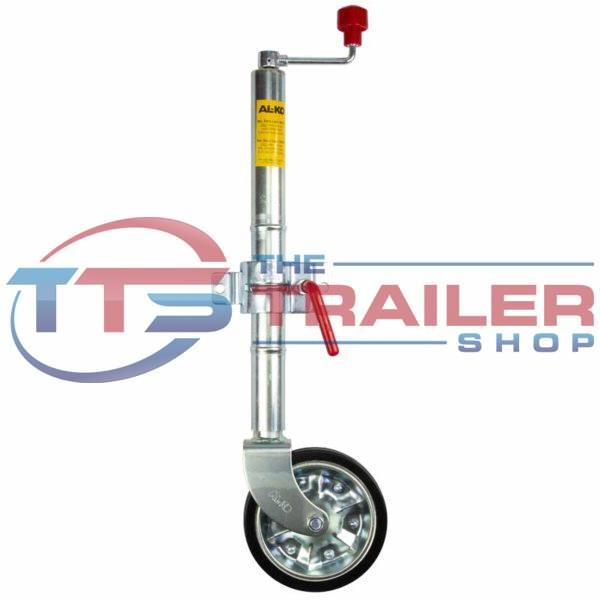 AL-KO Premium 8" Jockey Wheel With Vertical Locking Pin Swivel Bracket ...