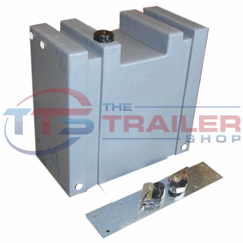 85L Upright Poly Water Tank with Mount Kit PRV90-MK - The Trailer Shop