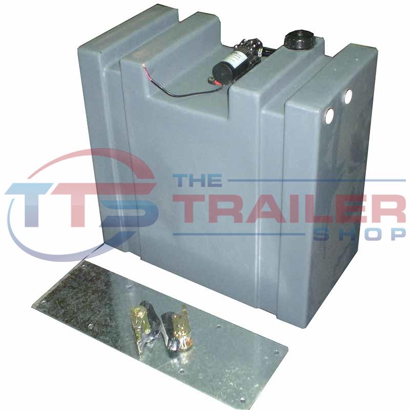 85L Upright Poly Water Tank with Pump & Mount Kit PRV90-P-MK - The ...