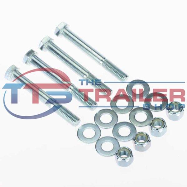 Coupling Bolt Kit 4" x 1/2" 4pk - The Trailer Shop