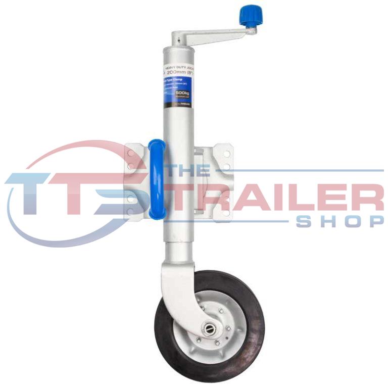 Ark 8" Heavy Duty Swing Up Jockey Wheel - The Trailer Shop