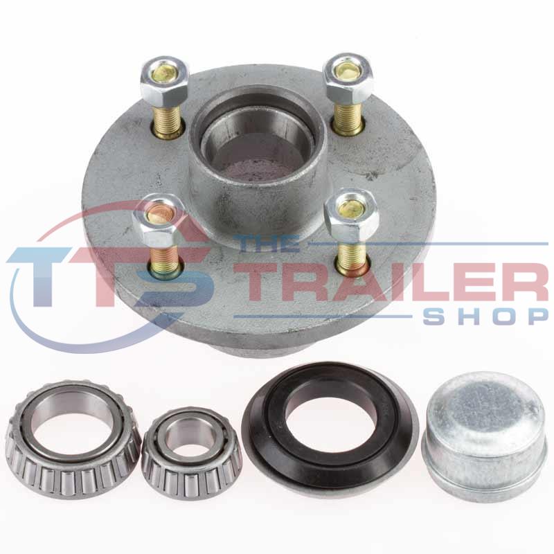 Mini Hub (4 x 4" PCD) with China LM (Holden) Bearings Galvanised - The ...