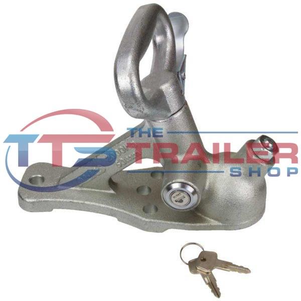 AL-KO Lockable Coupling 50mm 2000Kg 2/3 Hole Plated - The Trailer Shop