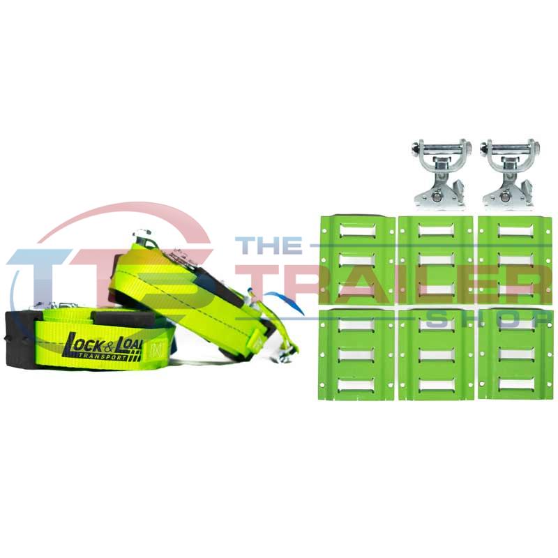 Lock & Load E-Track Kit-For Lowered Cars - The Trailer Shop