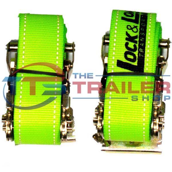 Lock & Load Wheel Straps 2.5m 2 Pack - The Trailer Shop