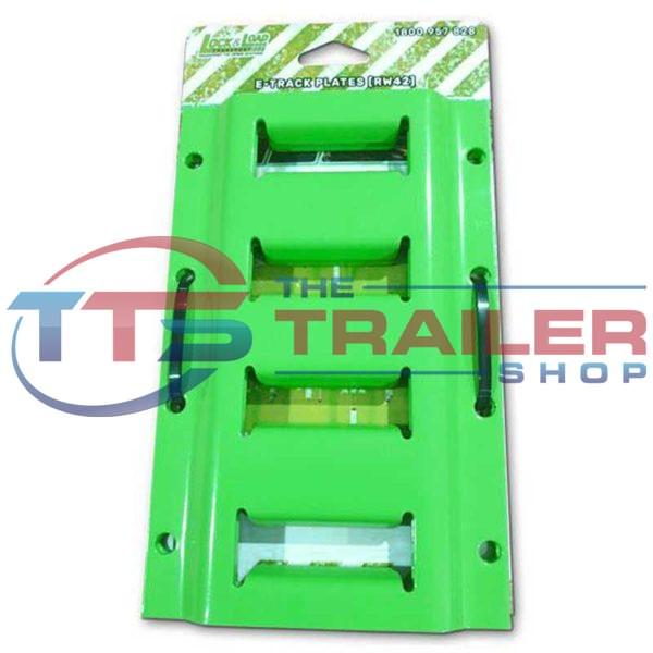 Lock & Load E-Track Plates 2 Pack - The Trailer Shop