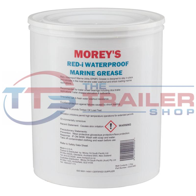 Morey's Red-i Waterproof Marine Grease 2.5Kg - The Trailer Shop