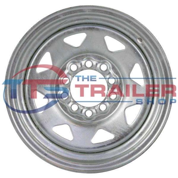Galvanised Spoke Rim 13x4.5" Multi-Fit Zero Off-Set Gecko - The Trailer ...