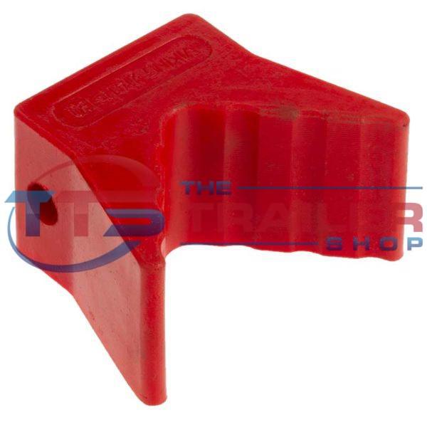 V Block 3" Red Poly - The Trailer Shop