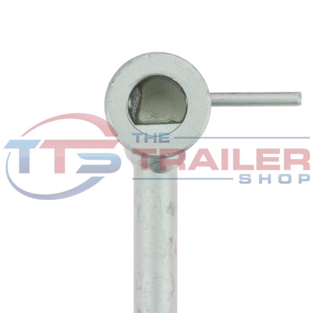Jockey Wheel Handle With Roll Pin Heavy Duty Ark - The Trailer Shop