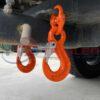 Vehicle Chain Safety Hook Set 8mm 4000Kg Orange - The Trailer Shop
