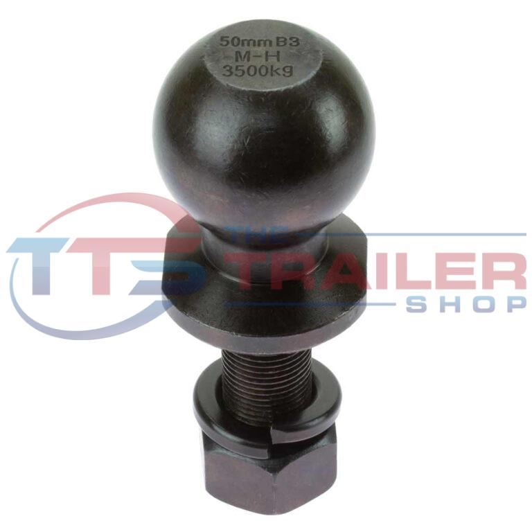 50mm Towball 3.5t - 7/8" Shank - 50mm High Rise - The Trailer Shop