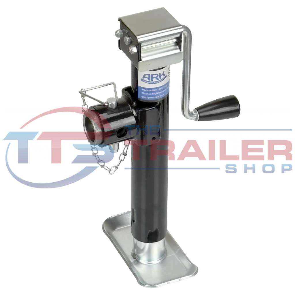 Landing Leg 57mm Round With Tube Mount 2275Kg Ark - The Trailer Shop