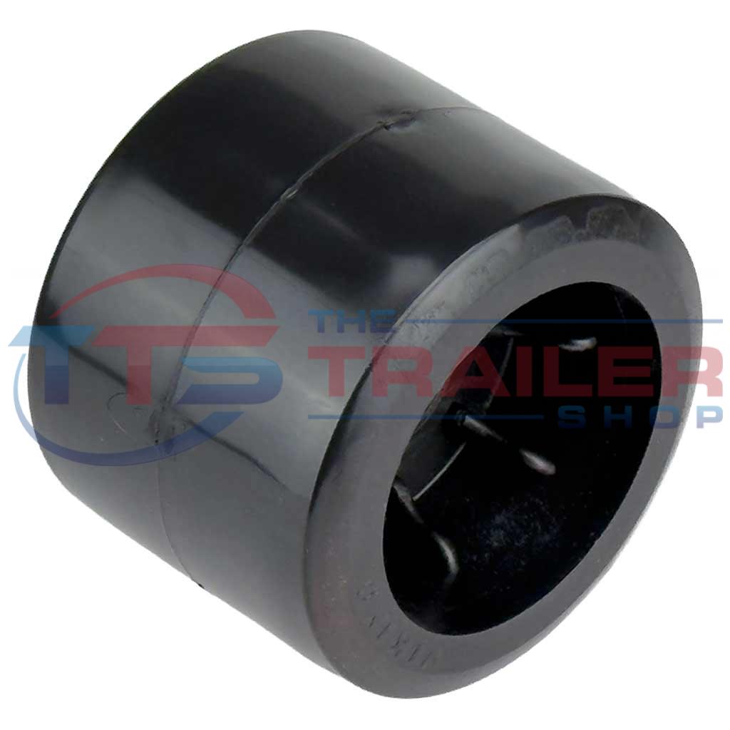 Wobble Roller Smooth Black 20mm Bore - The Trailer Shop